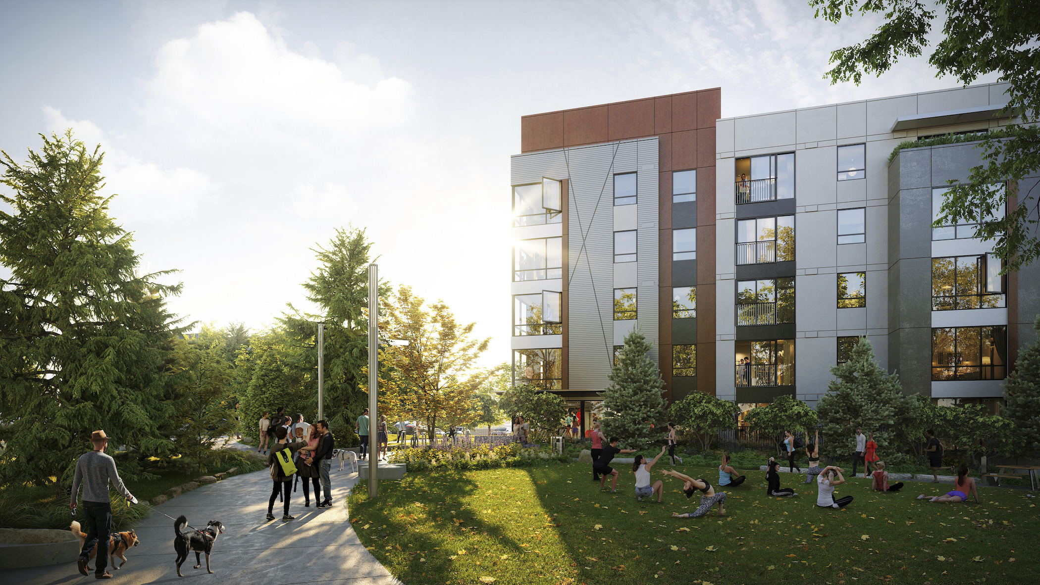 Mixed-Use Housing Architecture & Design for Crossroads | MG2 | Seattle, WA