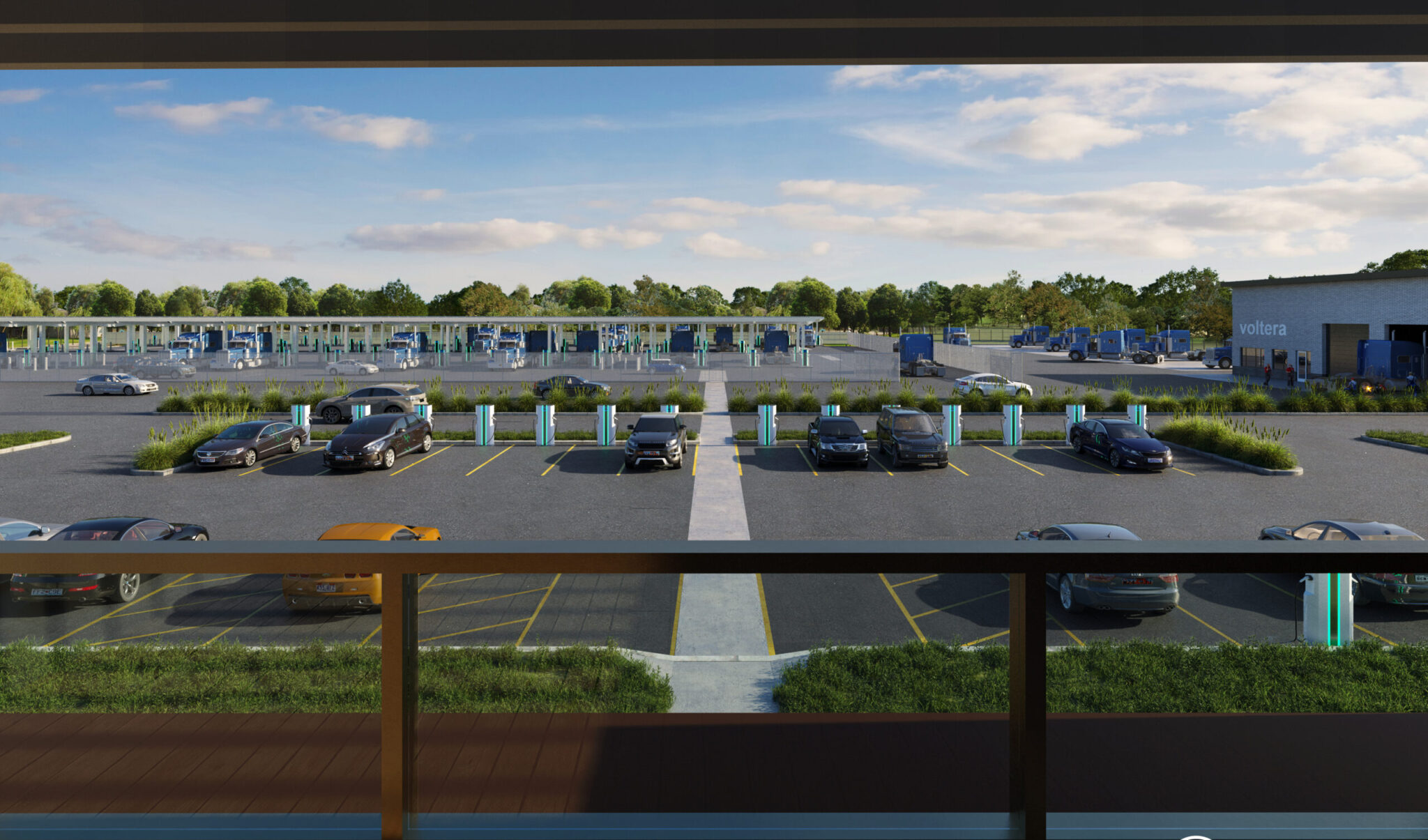 Voltera EV Fleet Charging Facility in Savannah, GA